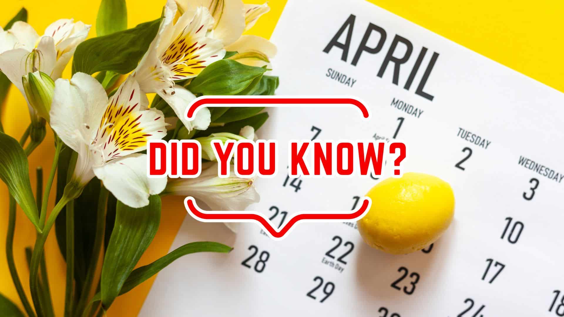 111+ Collection of Fun and Interesting April Trivia Facts - Meredith Plays