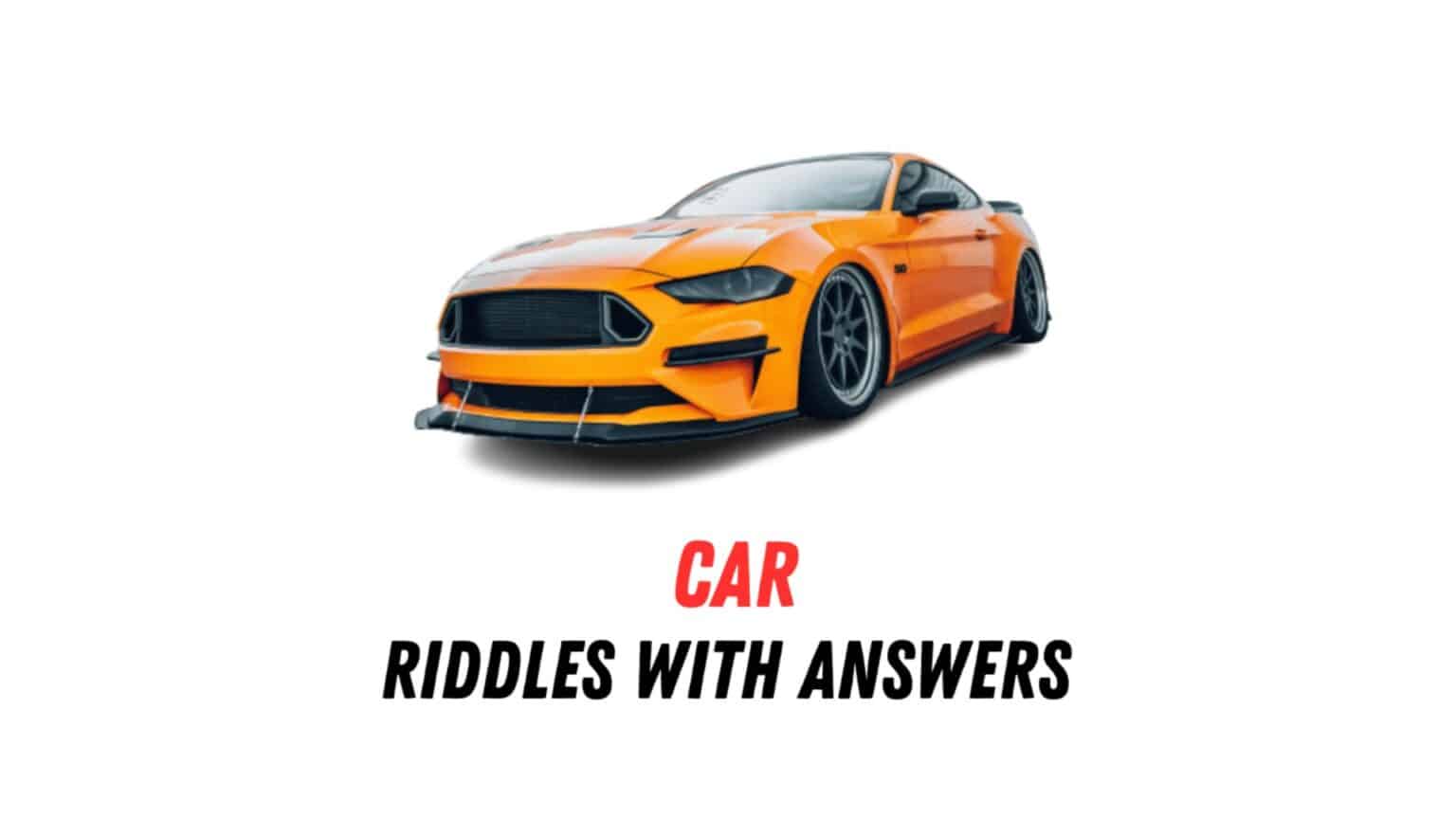111+ Fun and Challenging Car Riddles to Solve with Friends - Meredith Plays