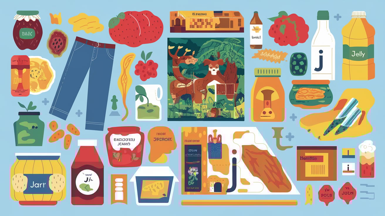 A Comprehensive List of 120 Items that Start with J - Meredith Plays