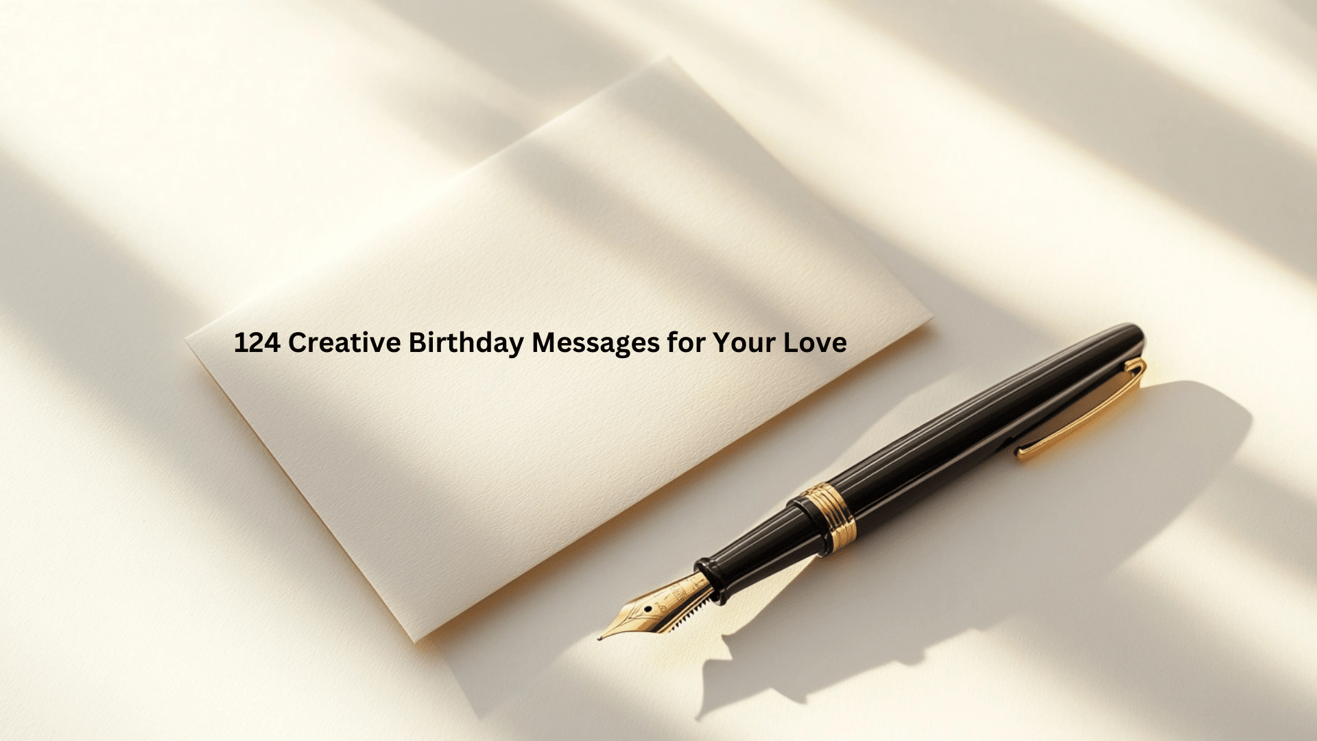 124 Creative Birthday Messages for Your Love - Meredith Plays