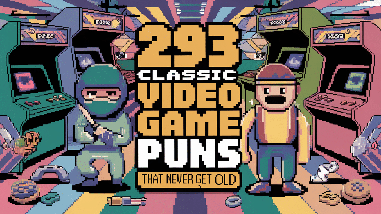 293 Classic Video Game Puns That Never Get Old - Meredith Plays