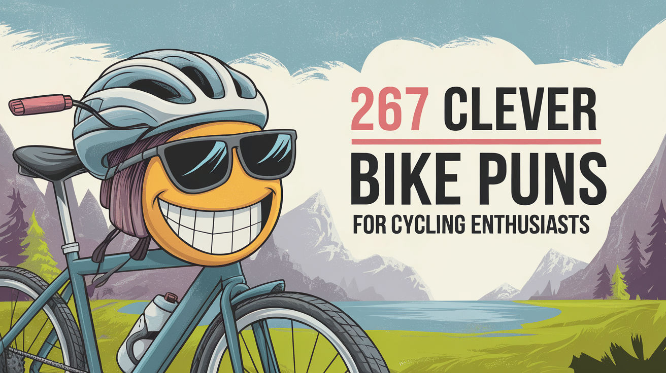 267 Clever Bike Puns for Cycling Enthusiasts - Meredith Plays