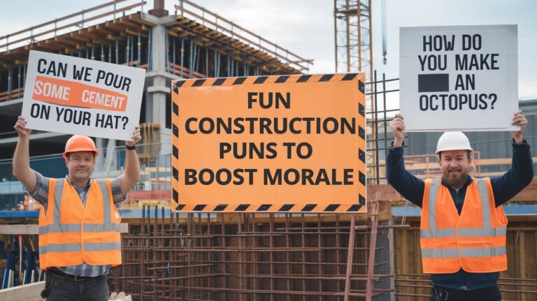 266 Best construction Puns for Team Building - Meredith Plays