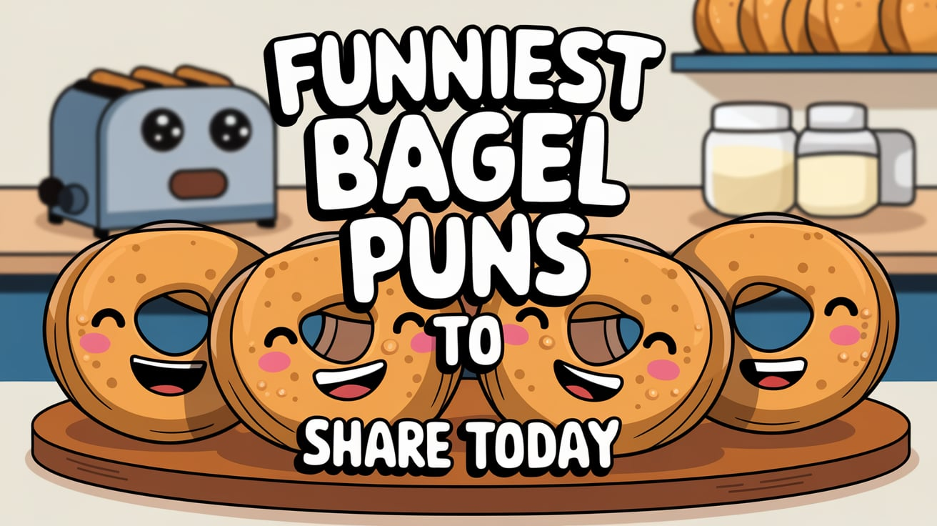 255 Funniest Bagel Puns to Share Today - Meredith Plays