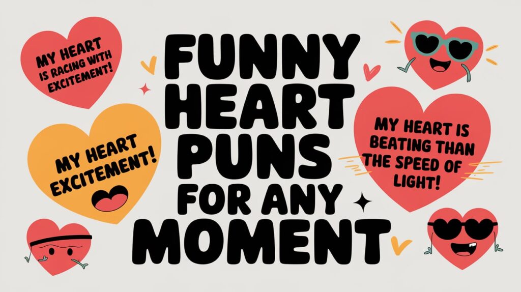 177 Heart Puns to Brighten Your Day - Meredith Plays