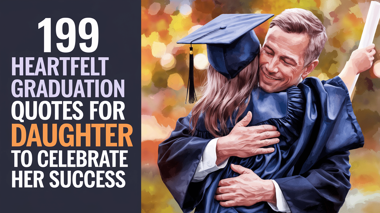 199 Heartfelt Graduation Quotes for Daughter to Celebrate Her Success ...