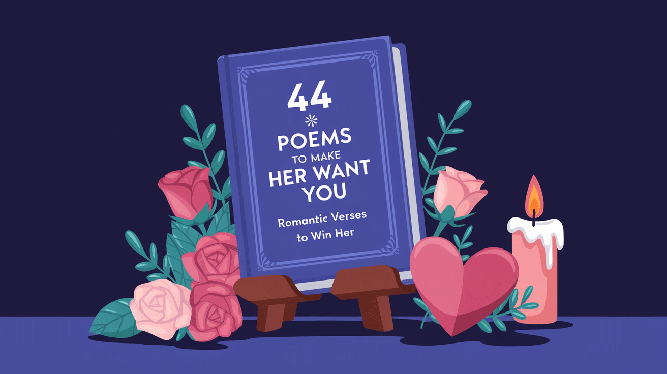 44 Poems to Make Her Want You: Romantic Verses to Win Her - Meredith Plays