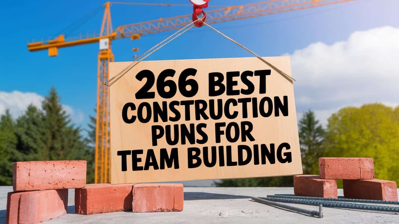 266 Best construction Puns for Team Building - Meredith Plays