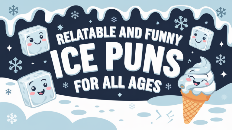 291 Relatable and Funny Ice Puns for All Ages - Meredith Plays