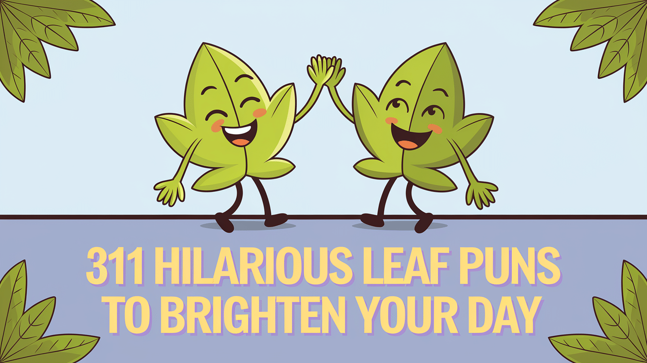 311 Hilarious Leaf Puns to Brighten Your Day - Meredith Plays