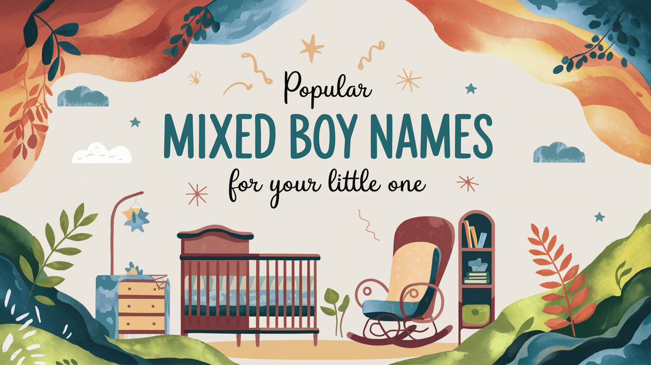 221 Popular Mixed Boy Names for Your Little One - Meredith Plays