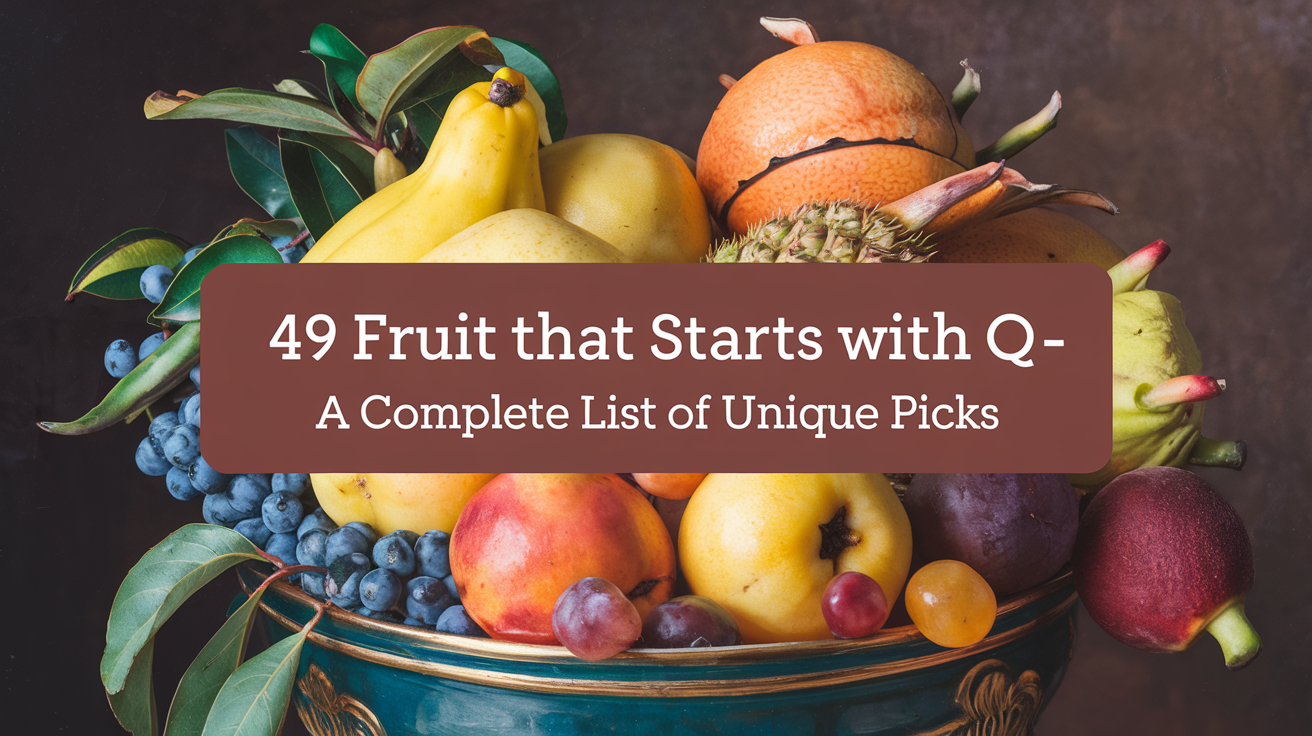 49 Fruits That Starts With Q – A Complete List of Unique Picks ...