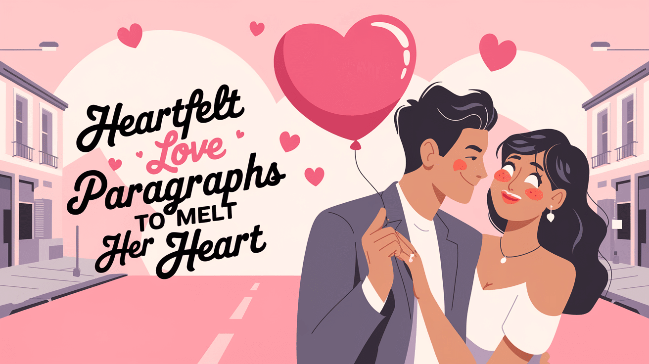 Heartfelt Love Paragraphs to Melt Her Heart - Meredith Plays