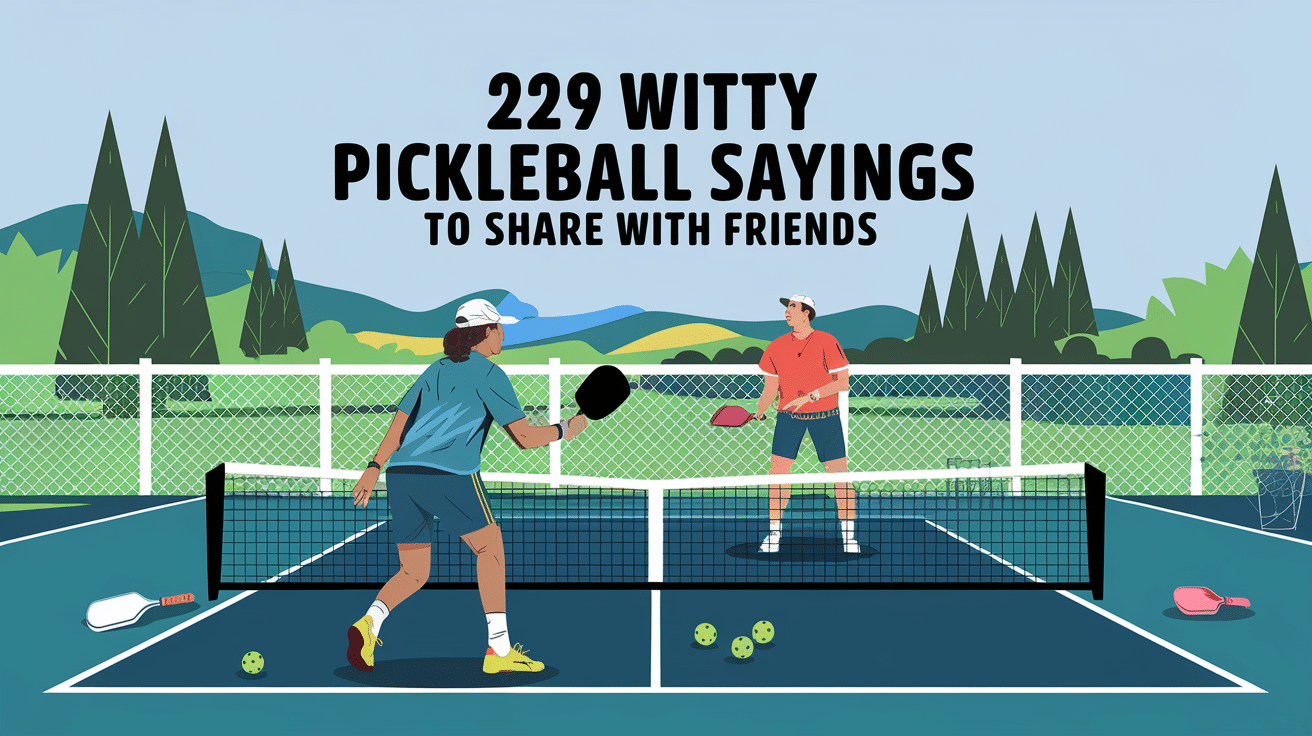 229 Witty Pickleball Sayings to Share with Friends - Meredith Plays