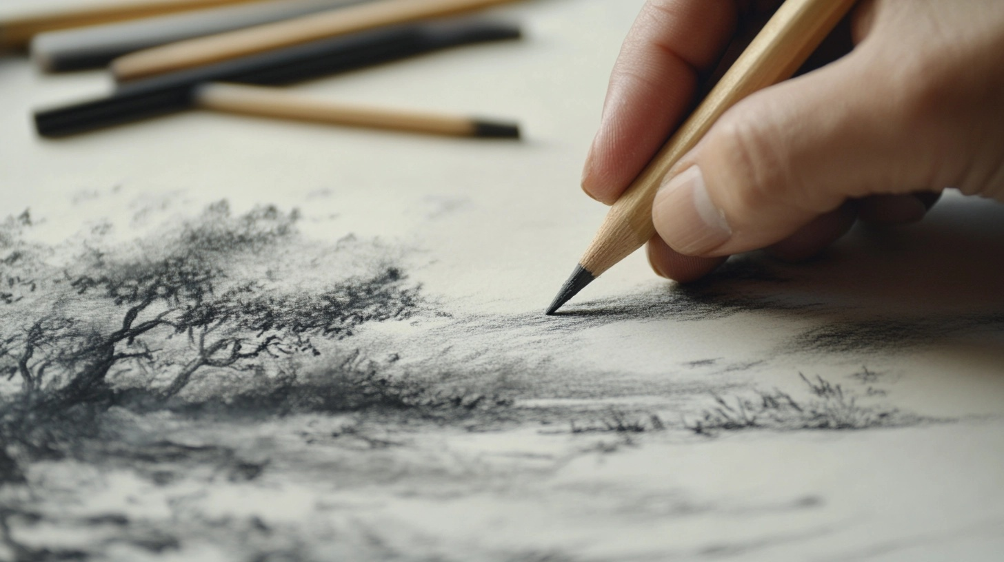 Easy Charcoal Pencil Drawing in Simple Steps - Meredith Plays