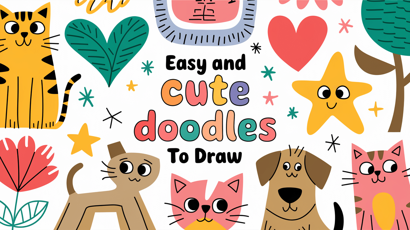 Easy and Cute Doodles to Draw - Meredith Plays