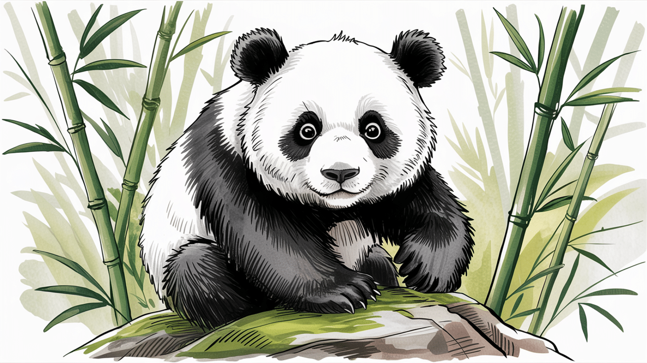 Simple Tricks on How to Draw a Panda - Meredith Plays