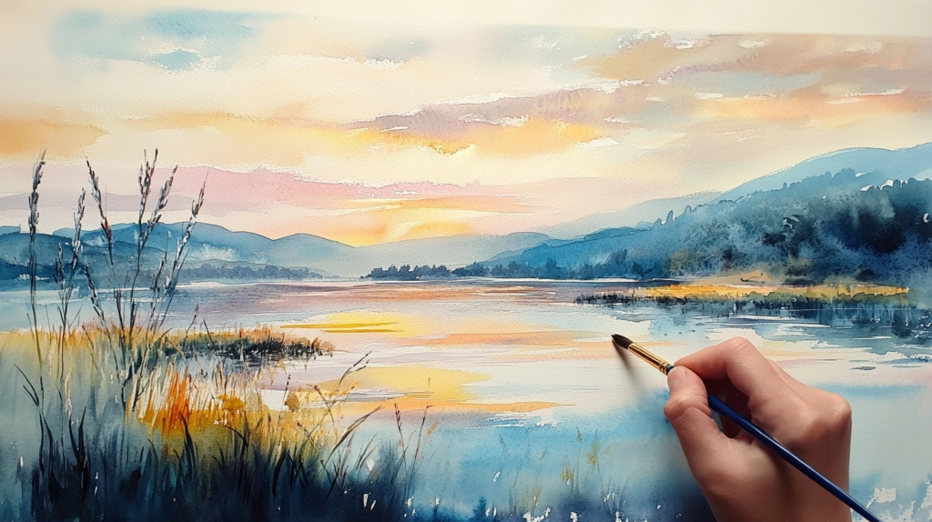 Learn Easy Landscape Watercolor Painting For Beginners Meredith Plays Learn Easy Landscape Watercolor Painting For Beginners Meredith Plays
