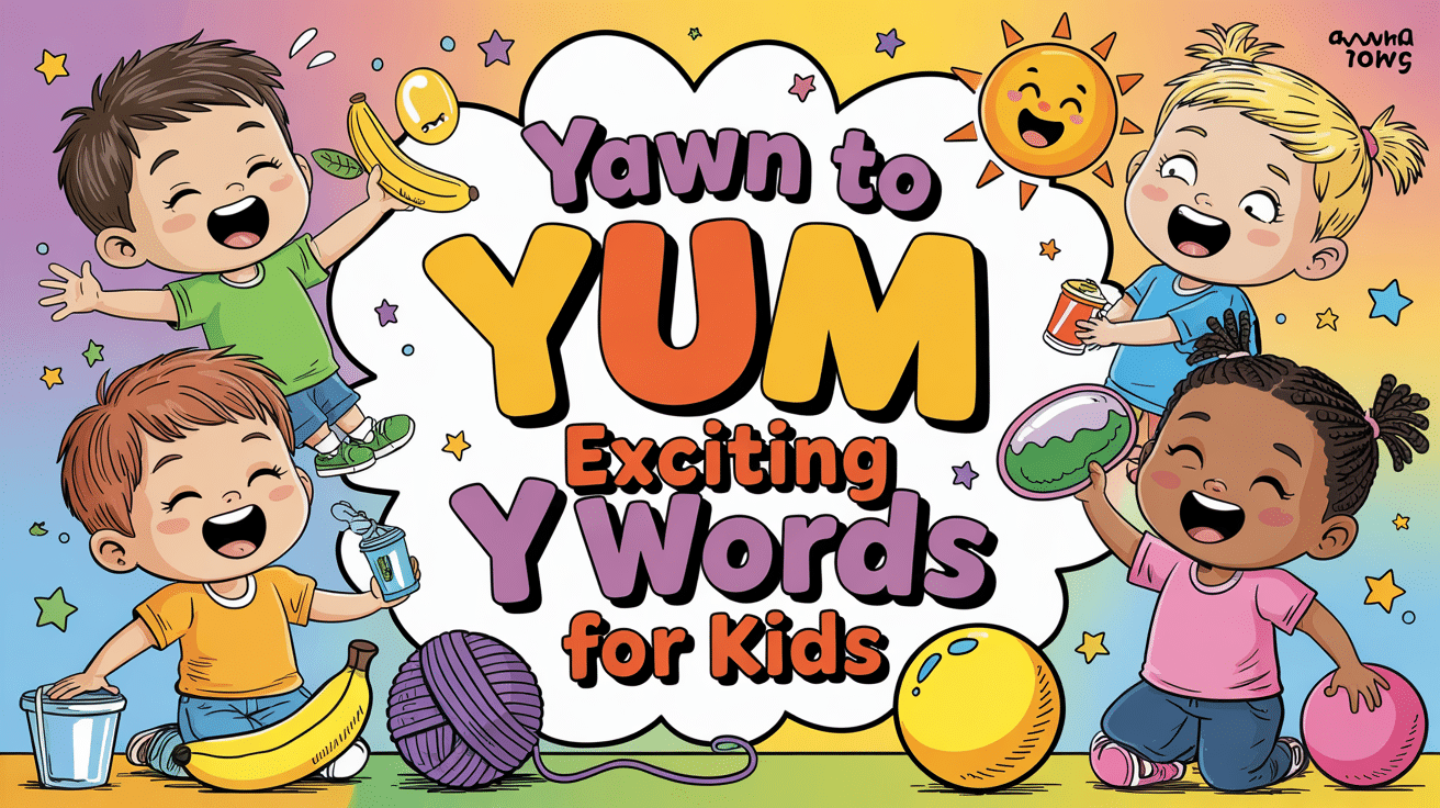 Yawn to Yum: Exciting Y Words for Kids - Meredith Plays