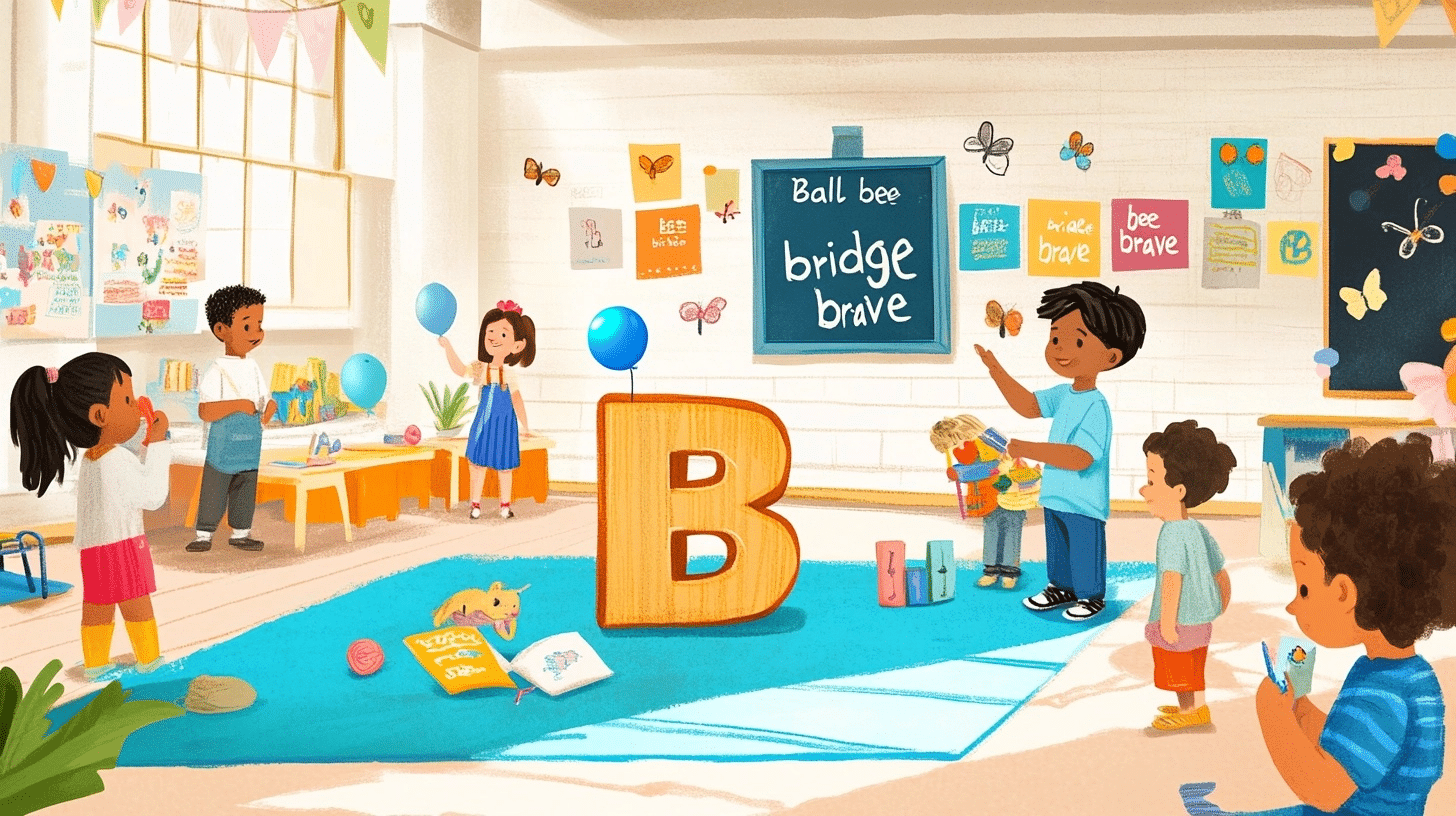 Fun and Friendly B Words for Kids to Build Vocabulary - Meredith Plays